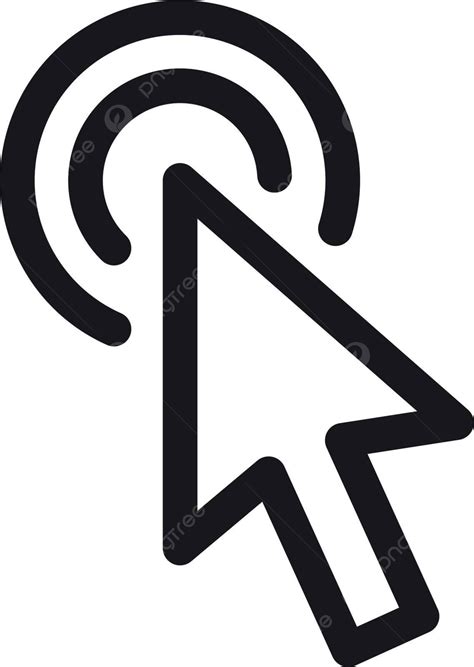 arrow pointer clicking action symbol click icon touch technology