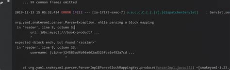 Springcloudconfig对称加密 Yml配置文件while Parsing A Block Mapping Arebirth 博客园