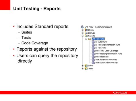 Ppt Oracle Sql Developer Unit Testing Tuning And Other Advanced