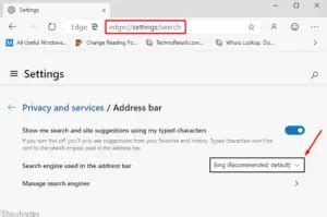 How To Enable Microsoft Search In Microsoft Edge Chromium Howtoedge