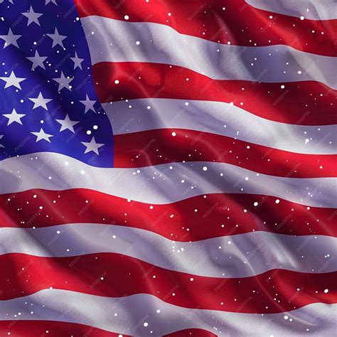 A Flag With Stars And Stripes Is Shown In This Illustration Premium