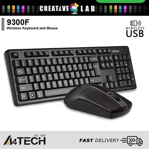 A4tech 3330n Silent Click Wireless Keyboard And Mouse Black Lazada Ph