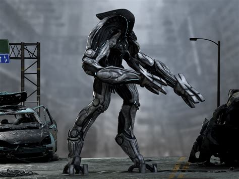 3d Model Alien Exosuit Vr Ar Low Poly Rigged Cgtrader