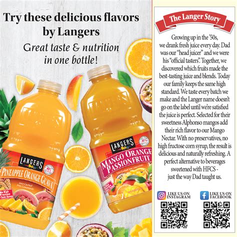 64oz Mango Nectar Langer Juice Company