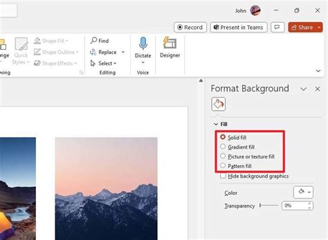 How To Change The Slide Background Color On PowerPoint Vegaslide