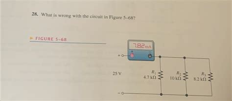 Solved What Is Wrong With The Circuit In Figure FIGURE Chegg