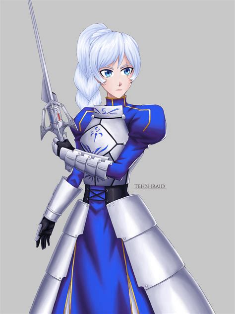 Weiss Cosplaying Saber By Tehshraid On Deviantart