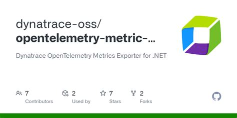 GitHub Dynatrace Oss Opentelemetry Metric Dotnet Dynatrace