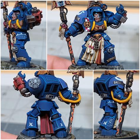 Finished My Terminator Librarian Rultramarines