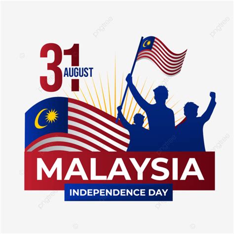 Merdeka Malaysia Day Vector Hd Png Images Greeting Text Of Happy