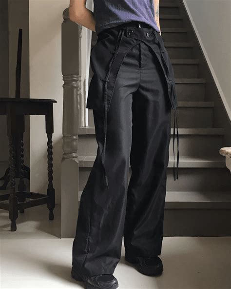 원더원더 타킷 나일론 레이어드 스커트 팬츠