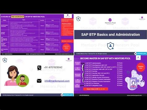 Mentors Pool On Linkedin Day 1 Btp Workshop Sap Btp Administration Training Sap Btp Admin…
