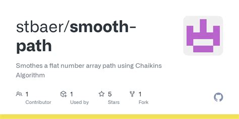 Github Stbaersmooth Path Smothes A Flat Number Array Path Using Chaikins Algorithm