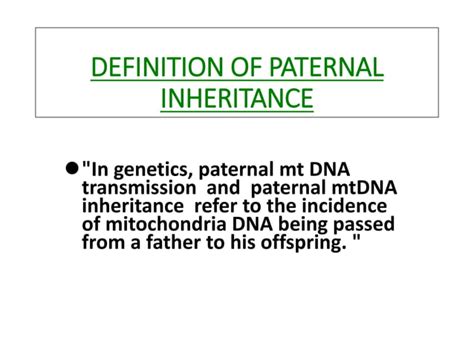 Maternal Inheritance Of Chloroplasts Dna Pptx Biological Sciences