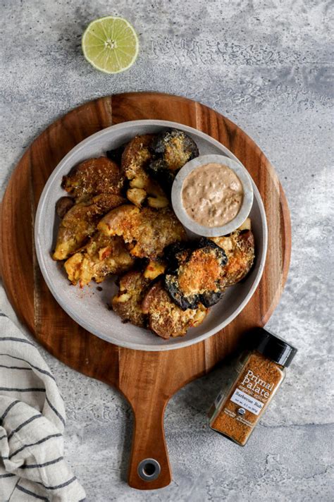 Crispy Parmesan Smashed Potatoes By Jessis Kitchen Foodsocial