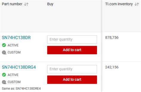 Sn74hc138 Sn74hc138d Vs Sn74hc138dr Logic Forum Logic Ti E2e