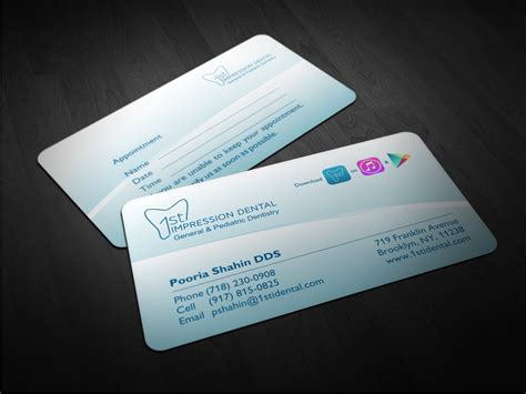 Upmarket Modern Dental Business Card Design For A Company By Atvento