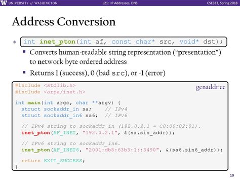 Ip Addresses Dns Cse 333 Spring Ppt Download