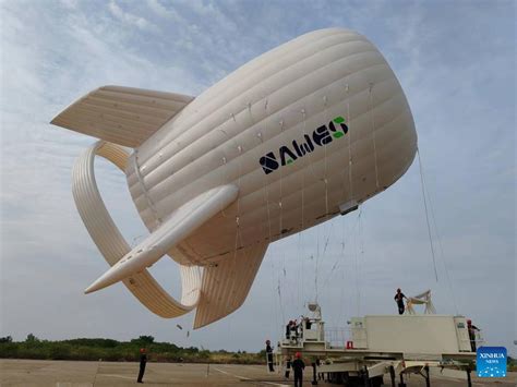 Chinas Self Developed Airship Harvests Wind Power At Record Height