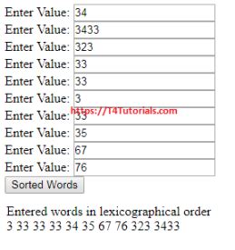Php Sort Array T Tutorials