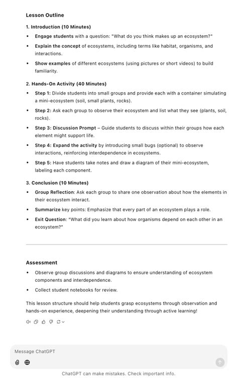 How To Create A Chatgpt Lesson Plan Easy 7 Step Guide For Beginners Classpoint