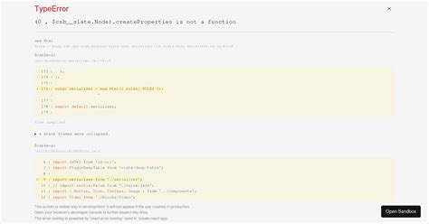 rich editor forked codesandbox