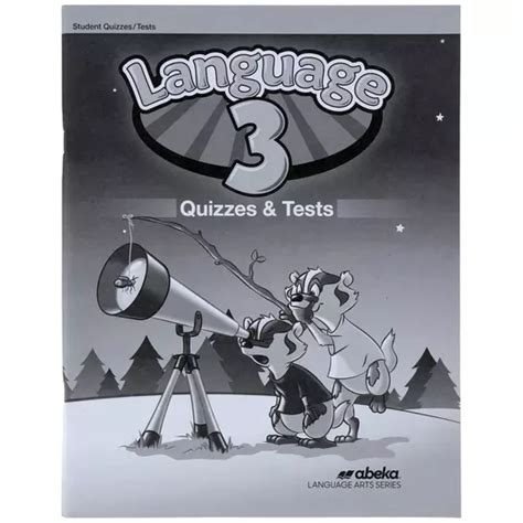 Abeka Language 3 Quizzes And Tests Book 5th Edition Grade 3 Mardel