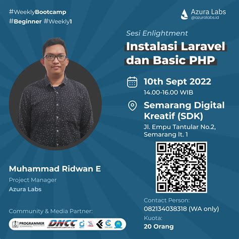 Laravel Bootcamp For Beginer Komunitas Programmer Semarang