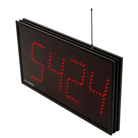 Model 35402 Wireless Dual 4 Digit Visual Pager System 354