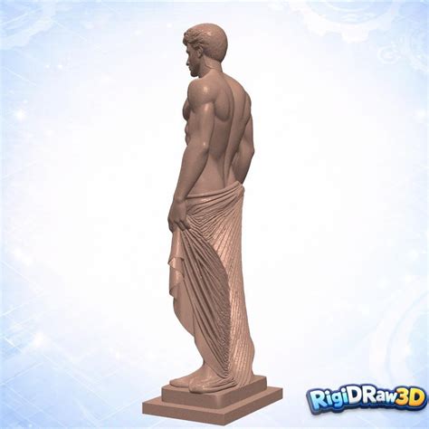 🏛️ Classical Greek Male Marble Statue Rdw3d Qiiqy・ Stl File For 3d