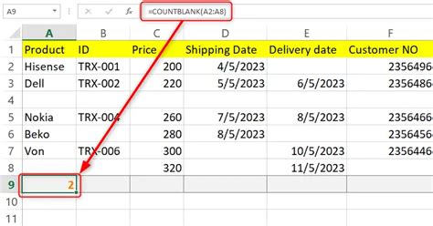 How To Count Blank Cells In Excel Excel Wizard