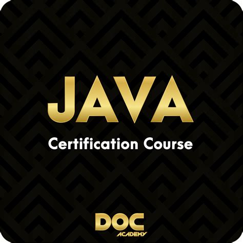 Java Programming Certification Course Doc Academy