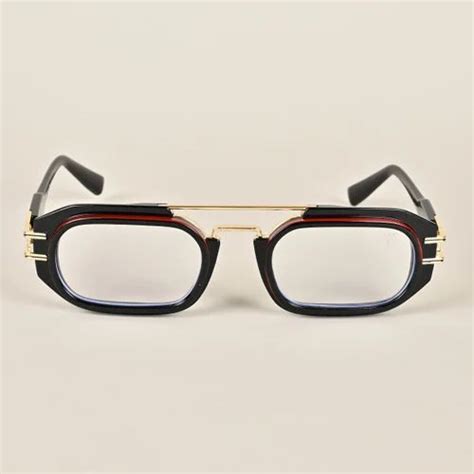 Voyage Black And Maroon Oval Eyeglasses For Men And Women 7255mg3925 At