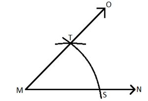 Draw An Angle And Label It As BAC Construct Another Angle Equal To BAC