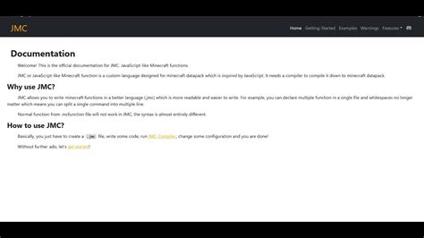 JavaScript-like Minecraft Function (JMC) Installation Tutorial. Make your Datapack life better ...