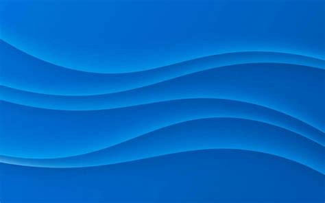 Minimal Abstract Dynamic Blue Gradient Color Fluid Liquid Wavy Shape Geometric Composition