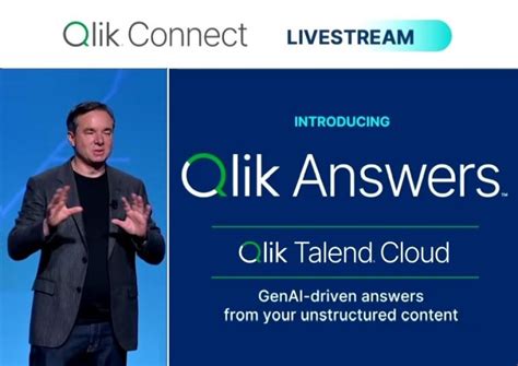 Qlik Launches Qlik Talend Cloud And Qlik Answers To Help Ai Adoption It Supply Chain