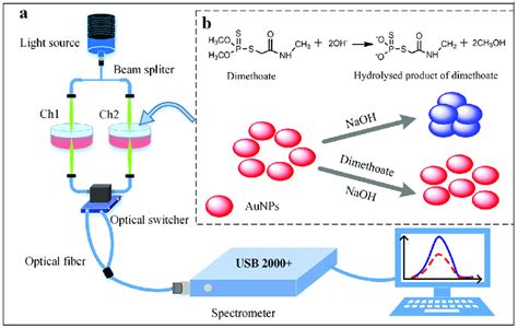 Schematic Illustrating The Detection Principle Of Dimethoate Using The Download Scientific