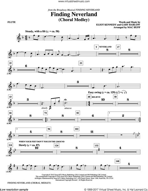 Finding Neverland Complete Set Of Parts Sheet Music For Orchestraband