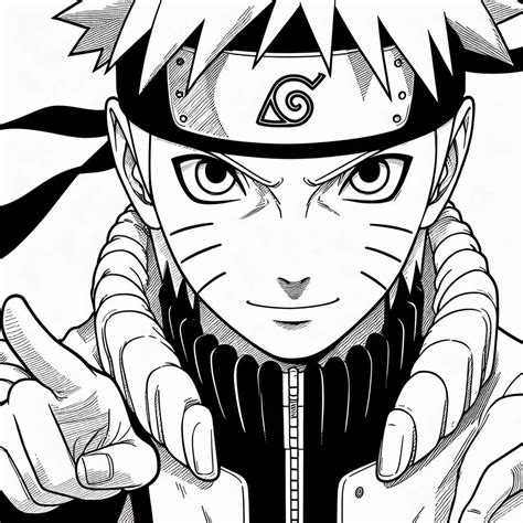 Desenho Para Colorir De Naruto