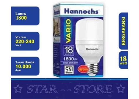 Jual Lampu Led Watt Hannoch Original Murah Harga Diskon Mei Blibli Com