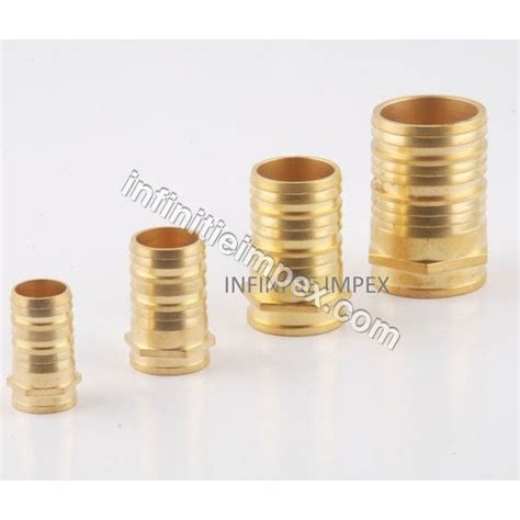Golden Brass Male Female Insert At Best Price In Jamnagar Infinitie Impex