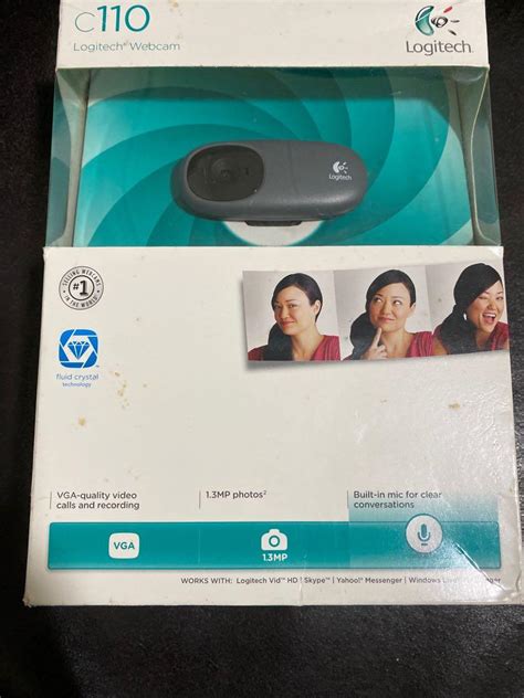 Logitech Webcam C110 Computers And Tech Parts And Accessories Webcams On Carousell