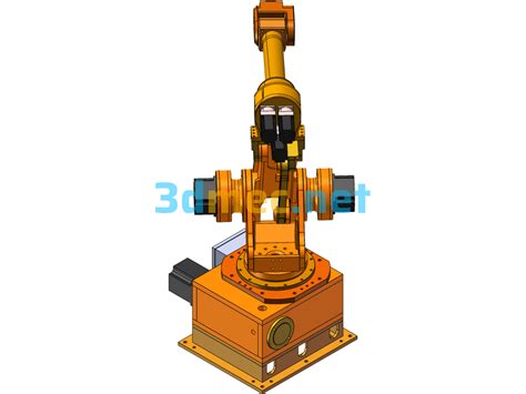 4jg0001 Six Axis Robot Arm 3d Model Solidworks