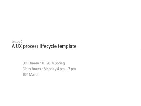 Pdf Lecture 2 A Ux Process Lifecycle Template Dokumentips