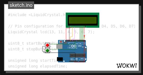 Stopwatch Wokwi Esp32 Stm32 Arduino Simulator