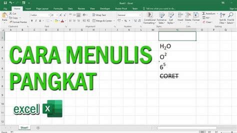 Cara Menulis Kuadrat Di Excel Nalar Berita