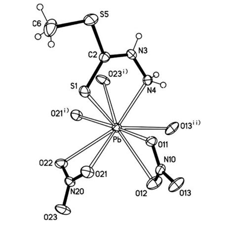 Coordination Environment Of The Pb Atom In Sp Download Scientific