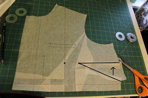 tutorial a full bust adjustment on a one dart bodice