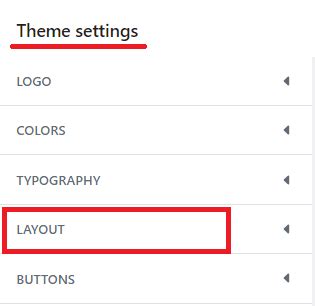 How To Change Layout In Shopify